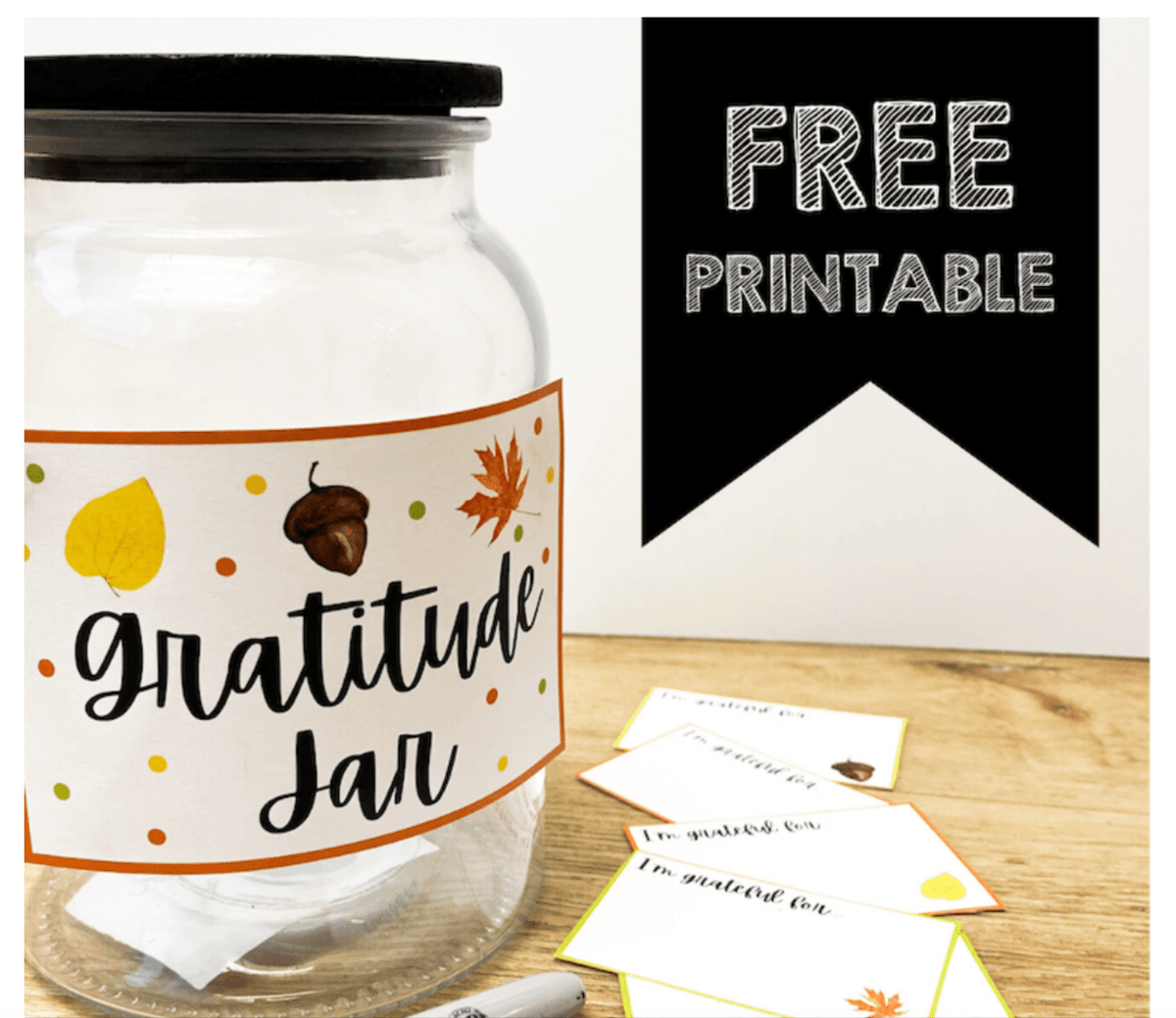 Gratitude Jar - Thankful moments – New Tradition Crafts